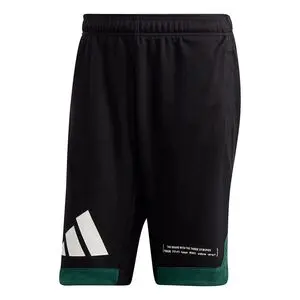 Adidas The Brand With The Three Stripes" Training Shorts - Black