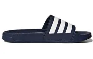 Adidas Adilette Slides - Blue/white