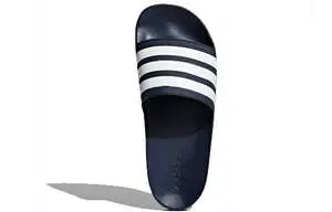 Adidas Adilette Slides - Blue/white