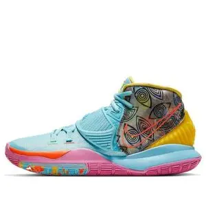 Nike Kyrie 6 "miami" Athletic Sneakers - Blue/yellow