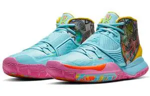 Nike Kyrie 6 "miami" Athletic Sneakers - Blue/yellow