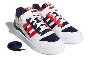 Adidas Forum Low Sneakers - White/blue/red