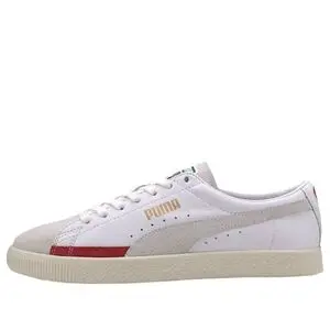 PUMA PUMA Basket 90680 L Lace Up Sneakers White/red