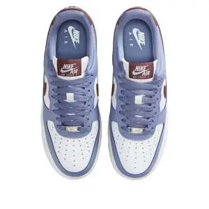 Nike Force 1 Low Athletic Sneakers - Diffused Blue