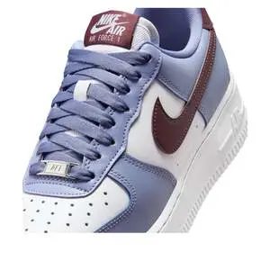 Nike Force 1 Low Athletic Sneakers - Diffused Blue