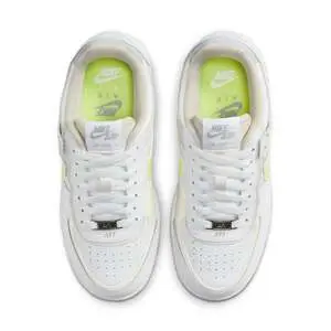 Nike Force 1 Low Shadow Sneakers - White/green/grey