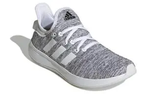 Adidas Cloudfoam Pure Heather White Sneakers - Cloud White/cloud White/core Black