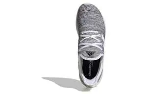 Adidas Cloudfoam Pure Heather White Sneakers - Cloud White/cloud White/core Black