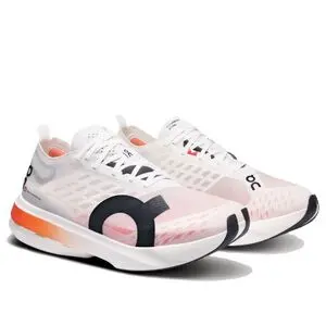 On Cloudboom Strike Performance Running Shoes - White/black/orange