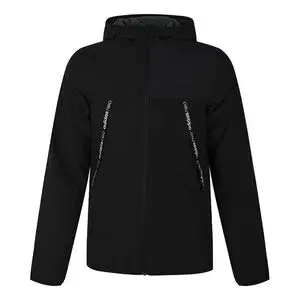 Adidas Neo Sports Hooded Windbreaker Jacket - Black