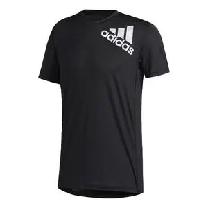 Adidas Ask 2 Ftd Bos T Logo Printing Sports Training Short Sleeve - Black
