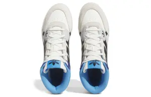 Adidas Originals Drop Step High Top Sneakers - Black/blue/white