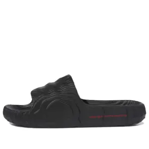 Adidas Adidas Originals Adilette 22 Slides 'black Better Scarlet' Core Black/core Black/better Scarlet