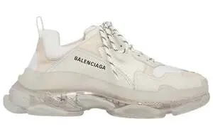 Balenciaga Triple S Clear Sole Sneakers - White