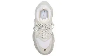 Balenciaga Triple S Clear Sole Sneakers - White