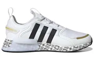 Adidas Nmd_r1 V3 Sneakers - Cloud White/core Black/gold Metallic