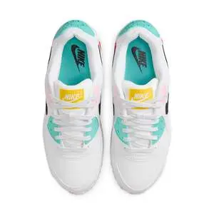 Nike Max 90 "spring Multi-color" Sneakers - White/pink Foam/bright Crimson