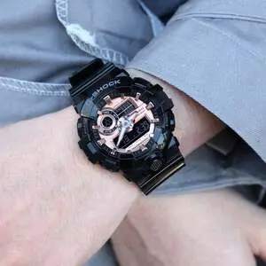 Casio G-shock Analog-digital Watch - Blackrose Gold