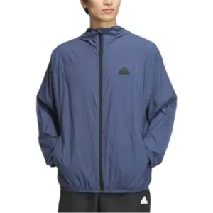 Adidas Full-zip Hoody Jacket - Blue