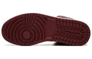 JORDAN 1 Mid Reverse Banned Sneakers - Team Red/black-summit White