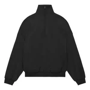 Adidas Fear Of God Athletics 1/2-zip Track Top Asia Sizing - Black