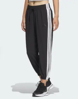 Adidas 2-stripes Woven 7/8 Pants - Black/white