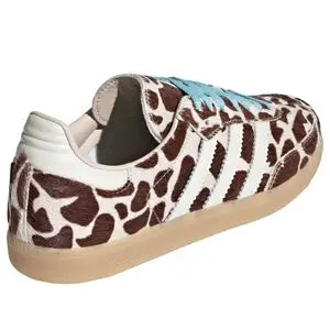 Adidas Samba Og Giraffe Print Crystal Linen Gum - Crystal Linen/ivory/gum
