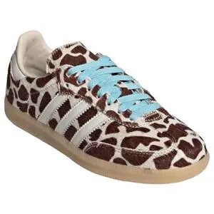 Adidas Samba Og Giraffe Print Crystal Linen Gum - Crystal Linen/ivory/gum