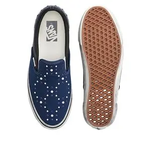 VANS Premium Classic Slip-on Embellished - Indigo Blue/black