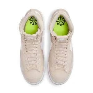 Nike Blazer Mid '77 High Top Sneakers - Light Orewood Brown/volt/black