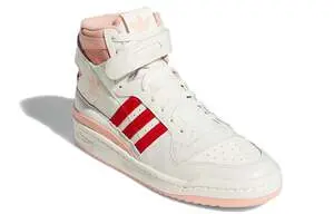 Adidas Originals Forum 84 Hi Shoes - Creamwhite/pink
