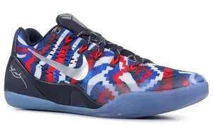 Nike Kobe Em 'usa' Low Top Sneakers - White/golden Silver/blue