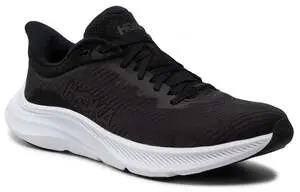 Hoka One One Solimar Athletic Lace-up Sneakers - Black/white