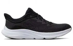 Hoka One One Solimar Athletic Lace-up Sneakers - Black/white