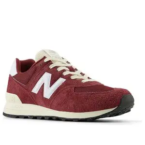 NEW BALANCE 574 Sneakers - Classic Crimson/white/angora