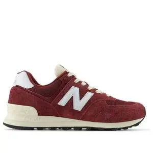 NEW BALANCE 574 Sneakers - Classic Crimson/white/angora