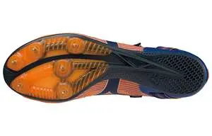Mizuno X-laser Elite 2 Athletic Spikes - Orange/blue