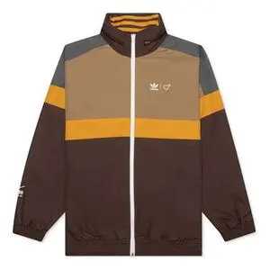 Adidas X Human Made Color Block Windbreaker - Brown