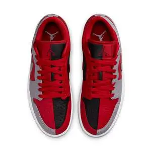 JORDAN 1 Low Se 'split Gym Red Cement Grey - Red/gray