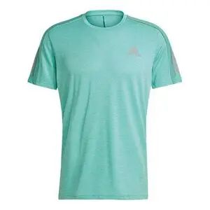 Adidas Own The Run Reflective Short Sleeve Running T-shirt - Green