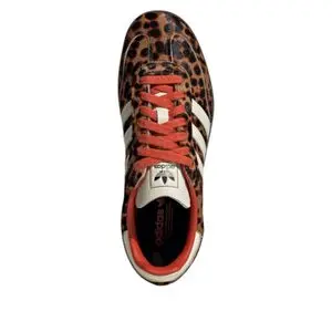 Adidas Samba Og Leopard Print Sneakers - Core Black/preloved Red/cream White