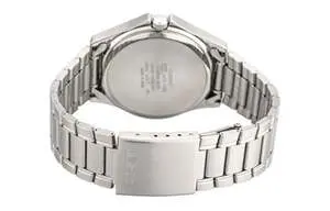 Casio Stainless Steel Analog Watch With Black Dial