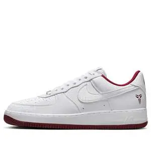 Nike X Kobe Bryant Air Force 1 Low 'lower Merion Aces White - White/team Red