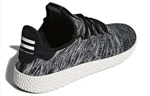 Adidas Pharrell X Tennis Hu Primeknit 'oreo' Sneakers - Black/white