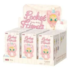 POP MART Baby Molly Pocket Friends Vinyl Plush Pendant Sealed Case - Multi-color