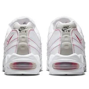 Nike Max 95 Og "big Bubble" Sneakers - White/university Red/wolf Grey
