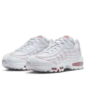 Nike Max 95 Og "big Bubble" Sneakers - White/university Red/wolf Grey