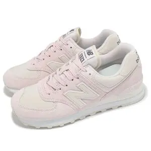 NEW BALANCE 574 Low Top Sneakers - Pink Granite/linen/sea Salt