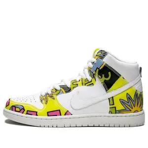 Nike Dunk High Prm Dls Sb Qs 'de La Soul' Sneakers - White