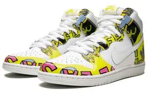 Nike Dunk High Prm Dls Sb Qs 'de La Soul' Sneakers - White